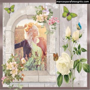 5 Bellos marcos para fotos con adornos y flores